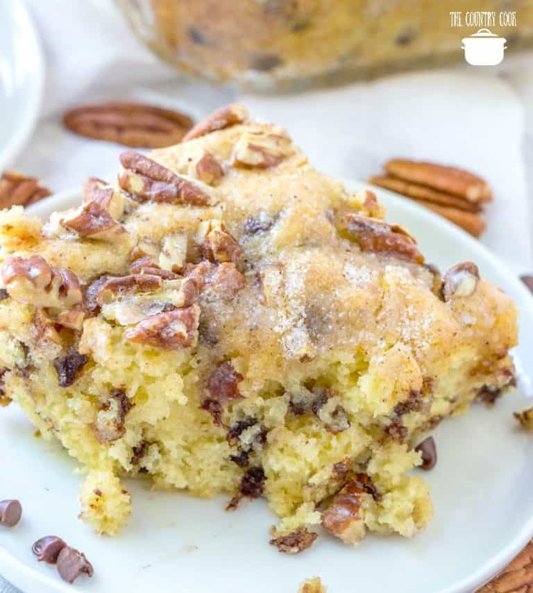Pancake Mix Chocolate Chip Cake - The Country Cook