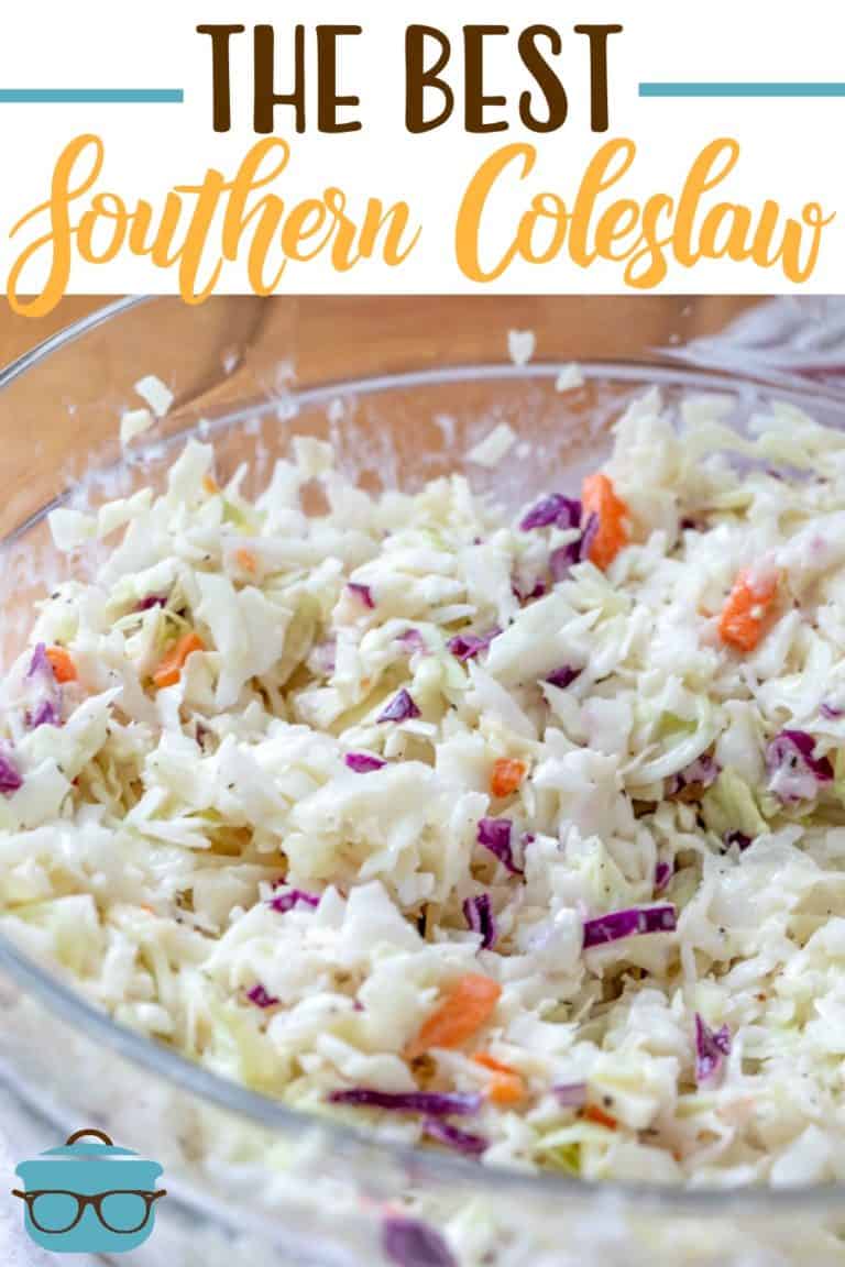 The Best Southern Colelsaw (+Video) - The Country Cook