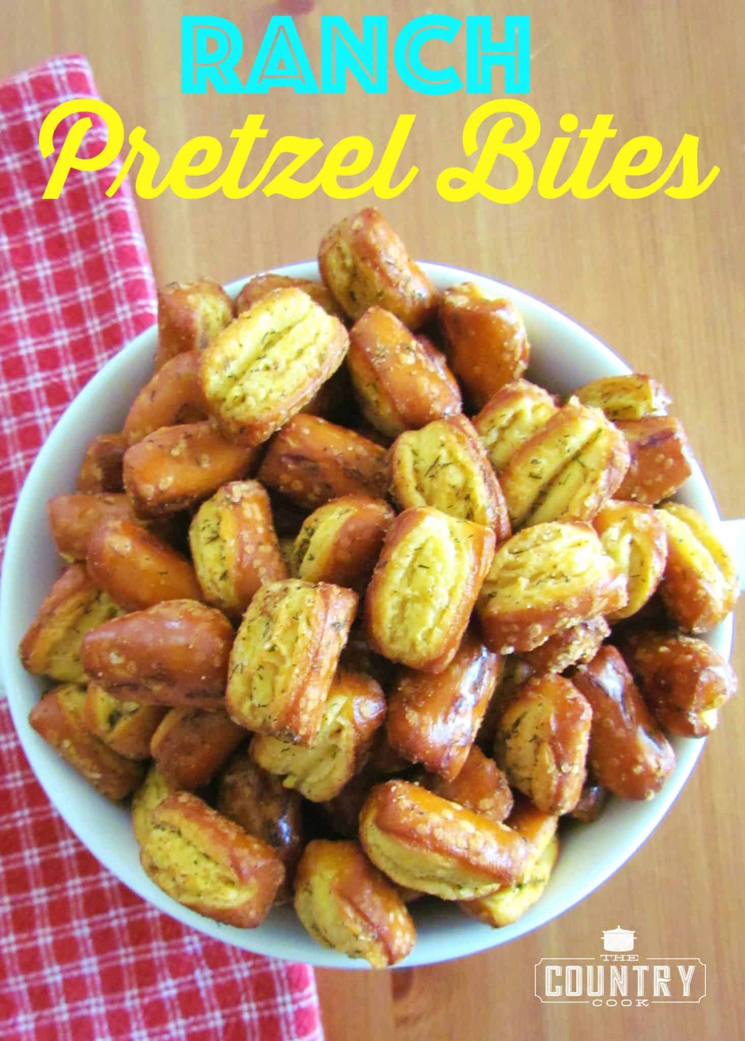 Ranch Pretzel Bites - The Country Cook