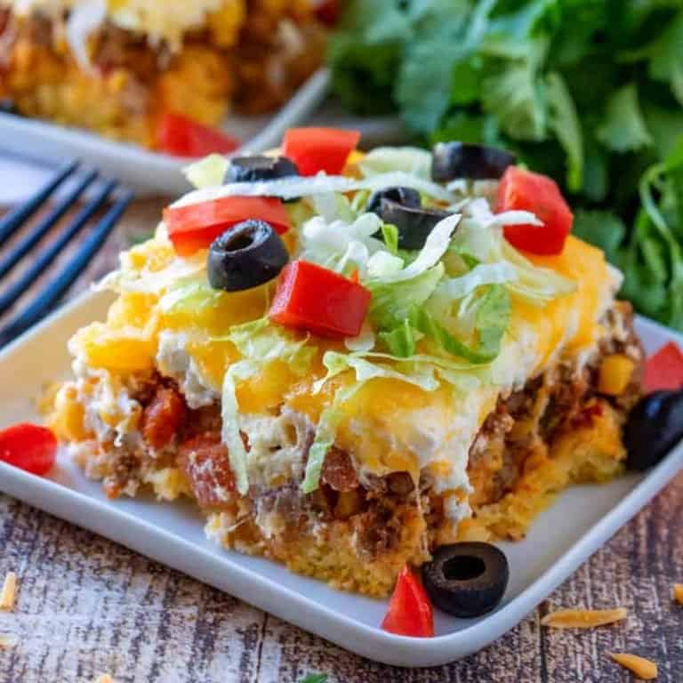 Cornbread Taco Bake - The Country Cook