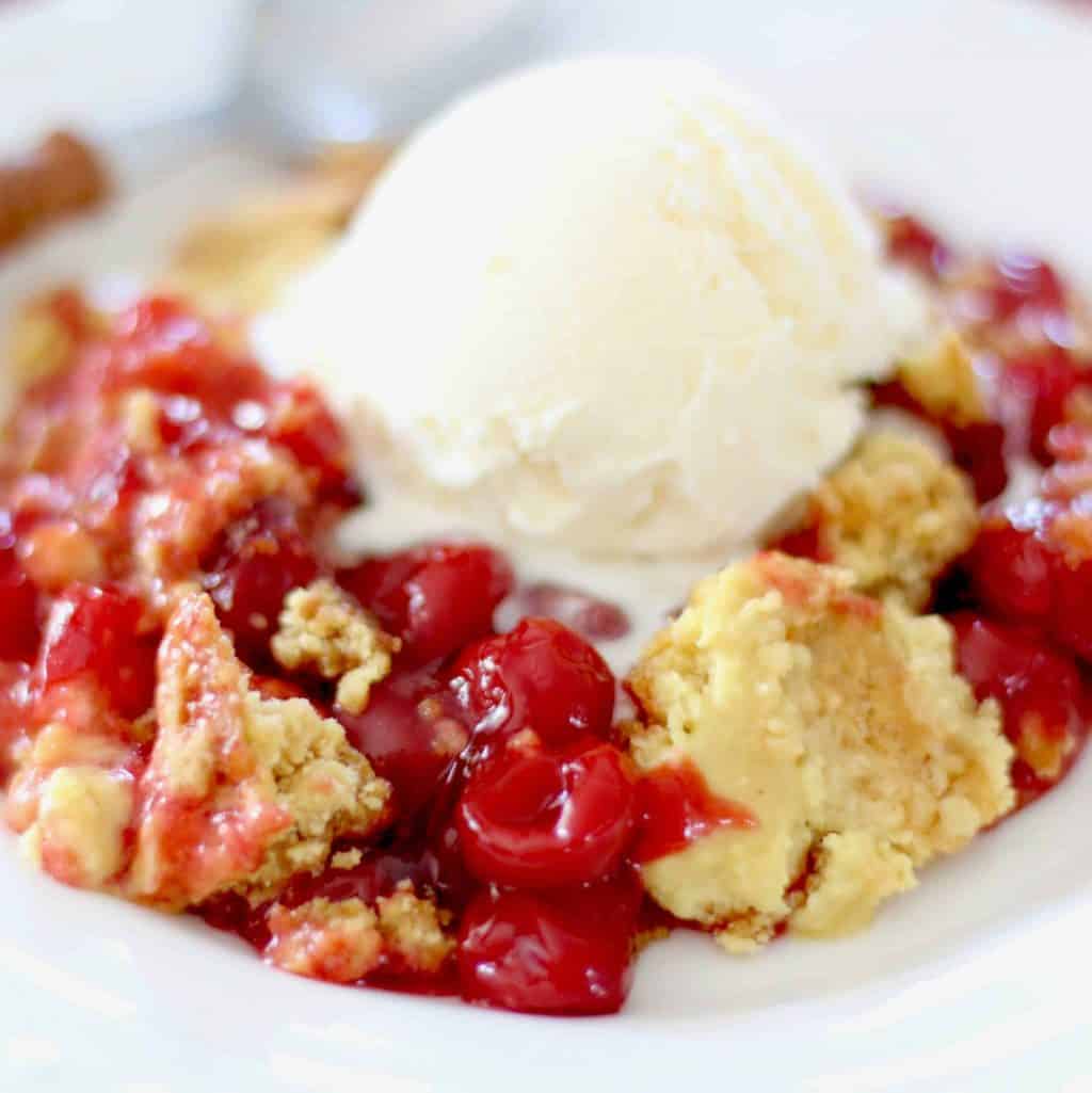 Cherry Dump Cake - The Country Cook