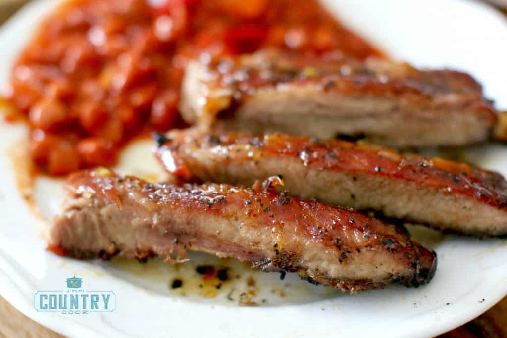 Grilled Honey Orange Ribs - The Country Cook