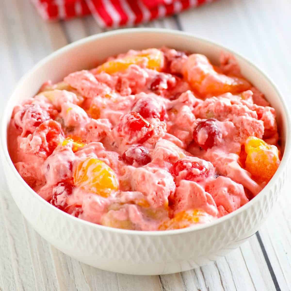 Cherry 7-Up Fluff - The Country Cook