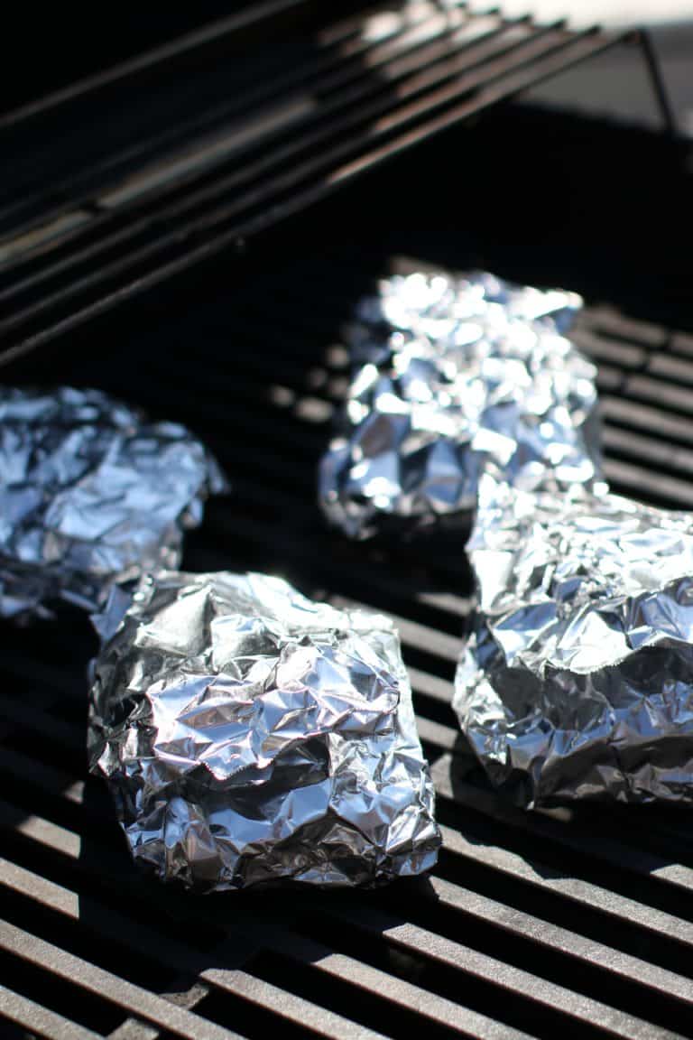 Grilled Hot Dog and Potato Packets - The Country Cook