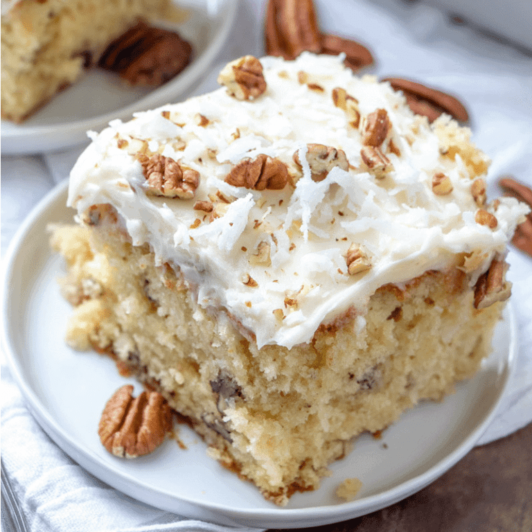 Italian Cream Cake - The Country Cook