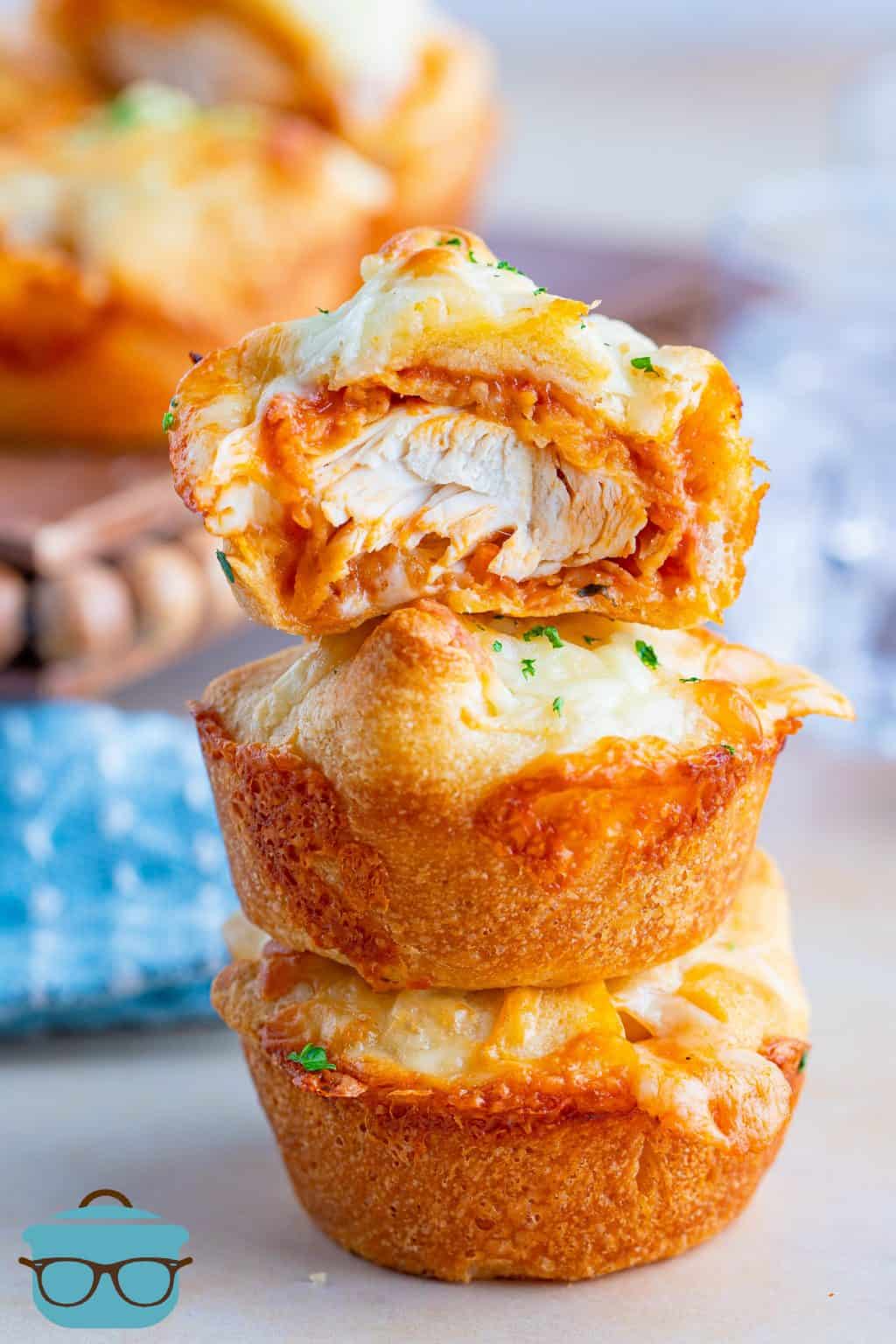 Chicken Parmesan Cups - The Country Cook