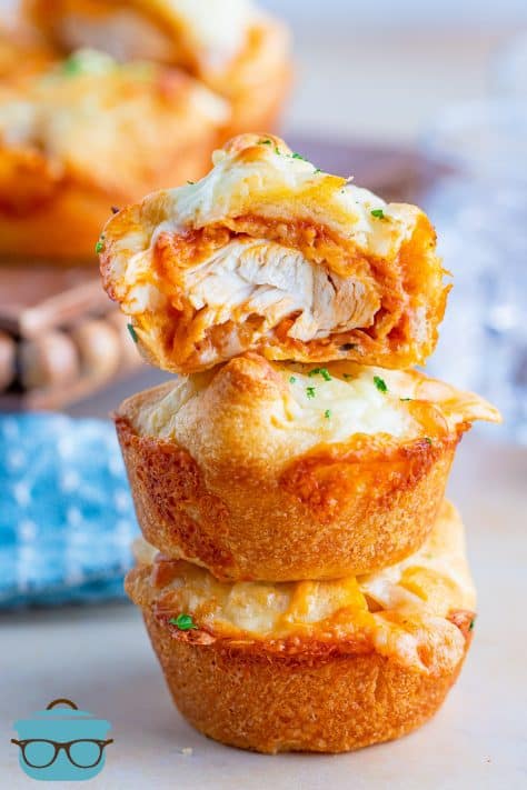 Chicken Parmesan Cups - The Country Cook