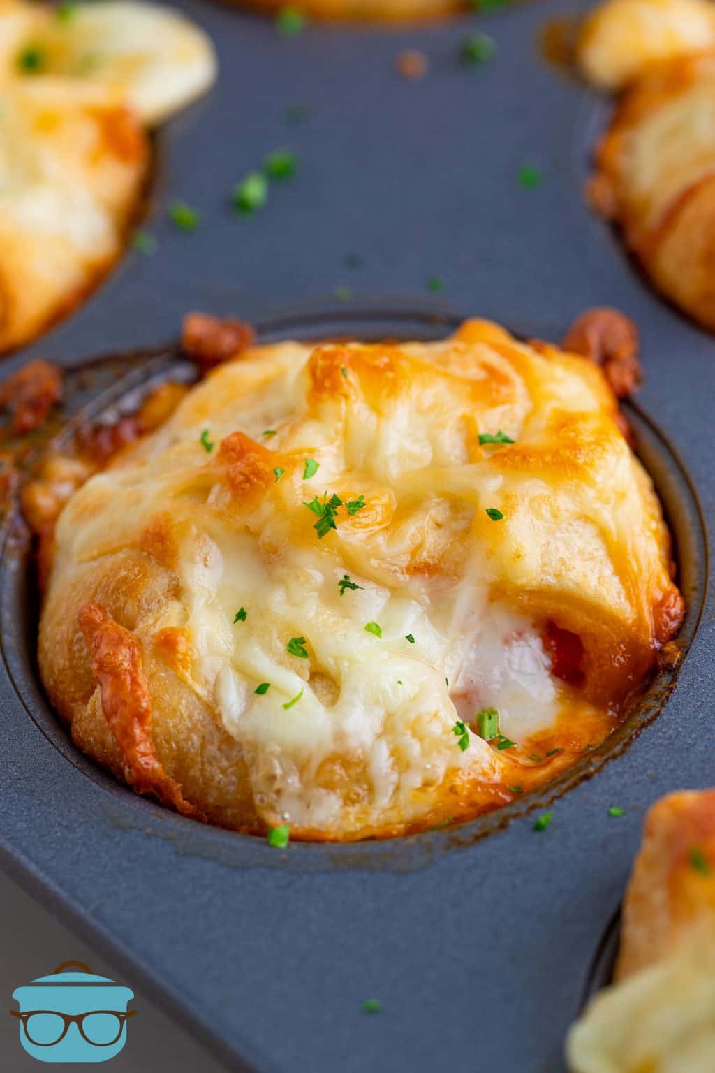 Chicken Parmesan Cups - The Country Cook