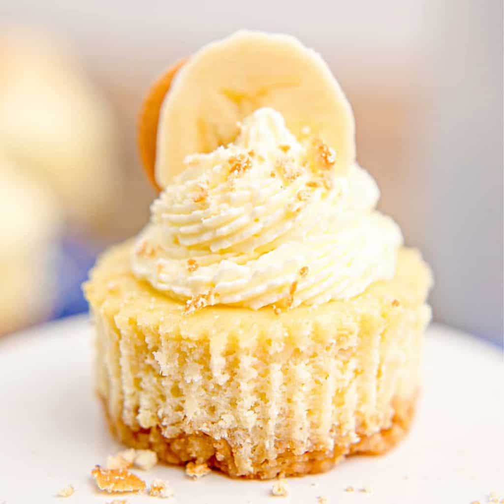 Mini Banana Pudding Cheesecakes - The Country Cook