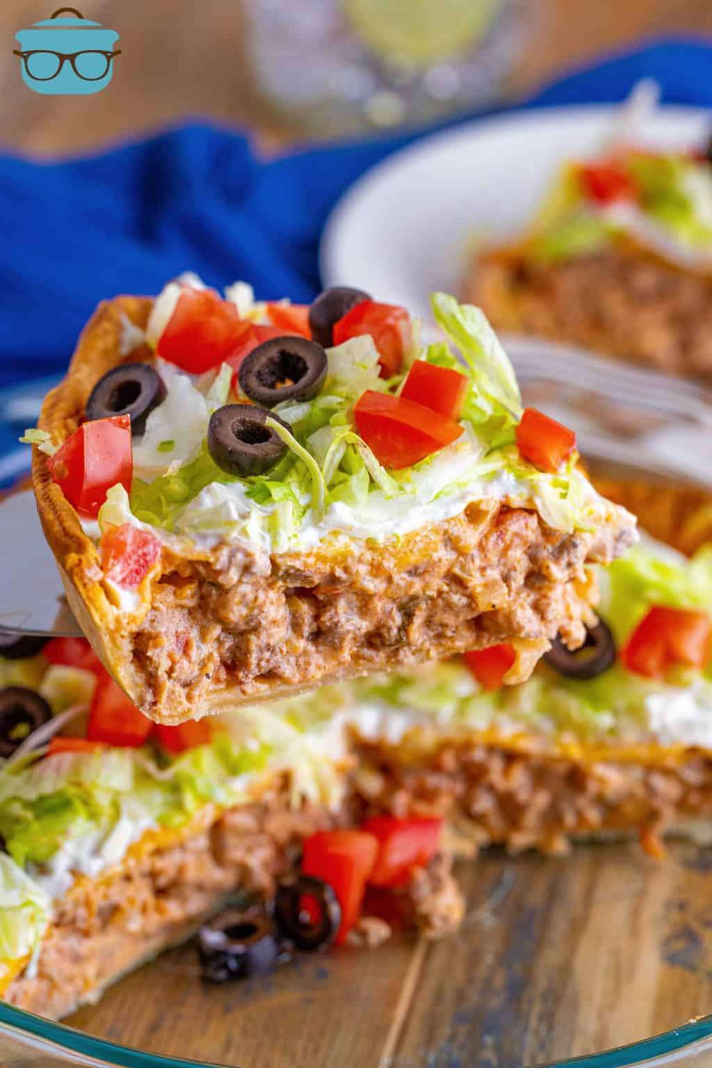Easy Taco Pie - The Country Cook