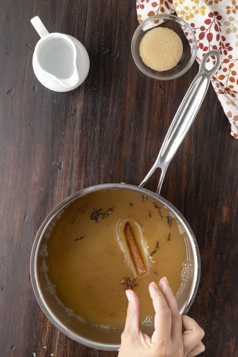 Warm Apple Cider Cocktail - The Country Cook