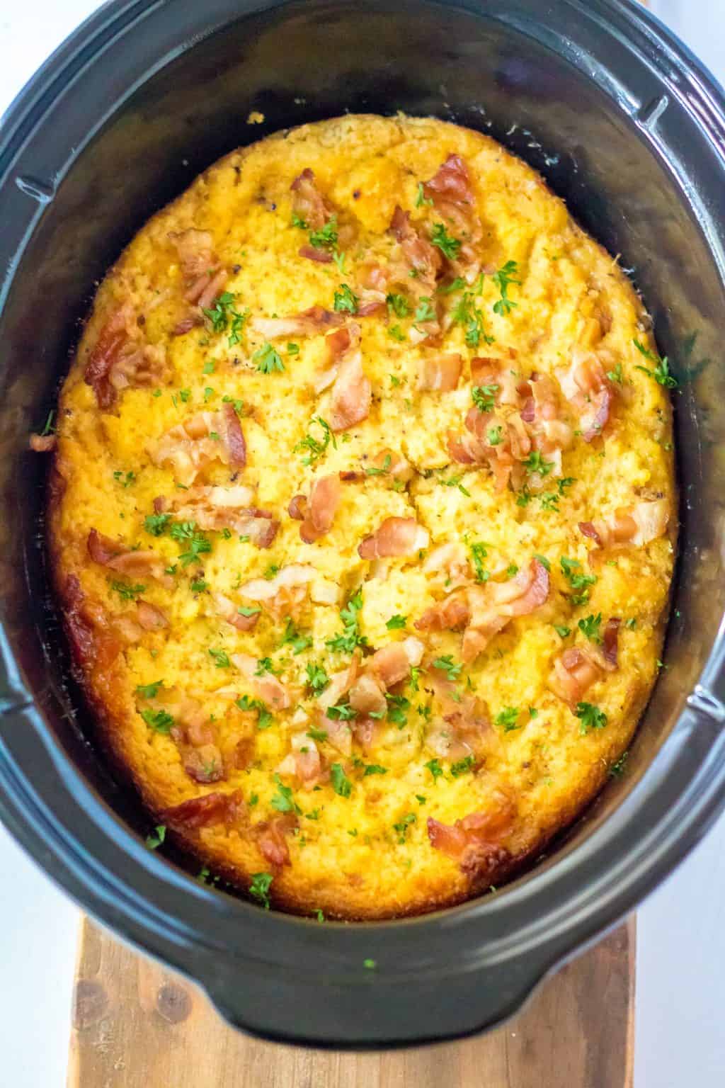 Crock Pot Cornbread Dressing - The Country Cook