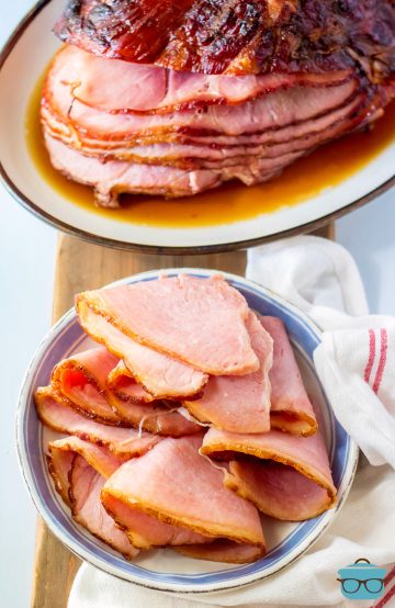 Apple Cider Glazed Ham - The Country Cook