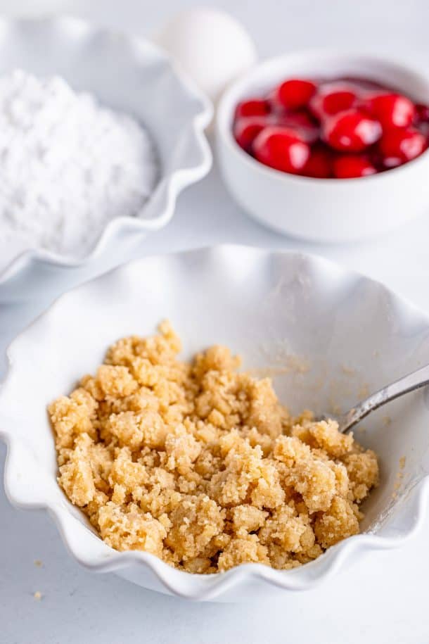 Cherry Crumble Danishes - The Country Cook