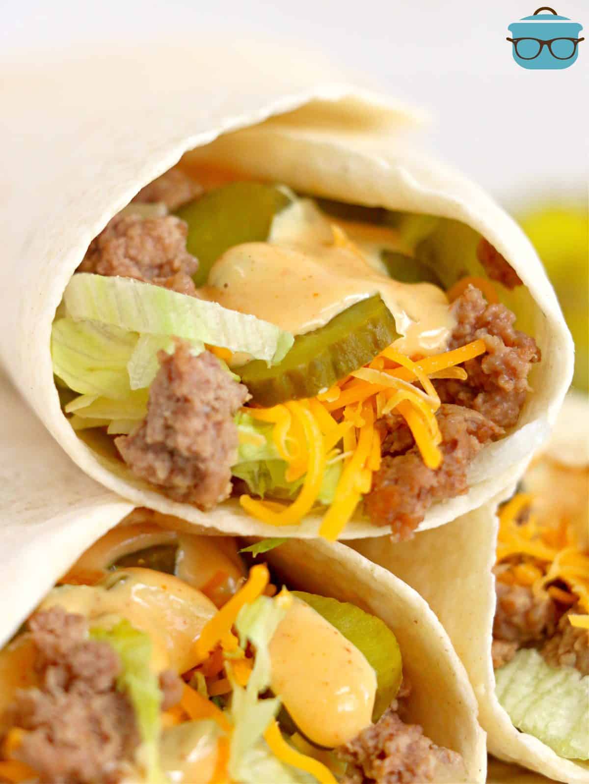 Big Mac Wraps - The Country Cook
