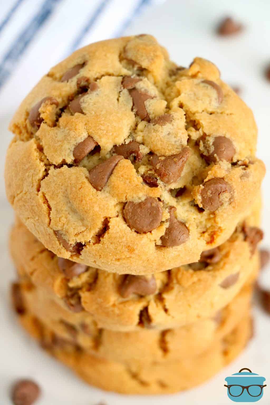 Big Fat Chewy Chocolate Chip Cookies - The Country Cook