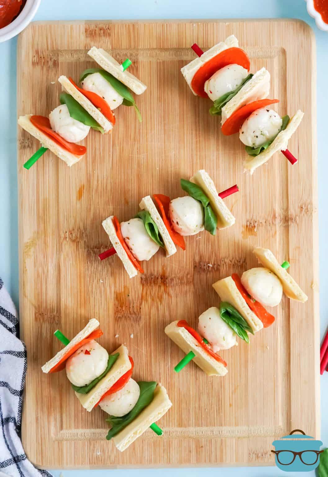 Pizza Kabobs - The Country Cook