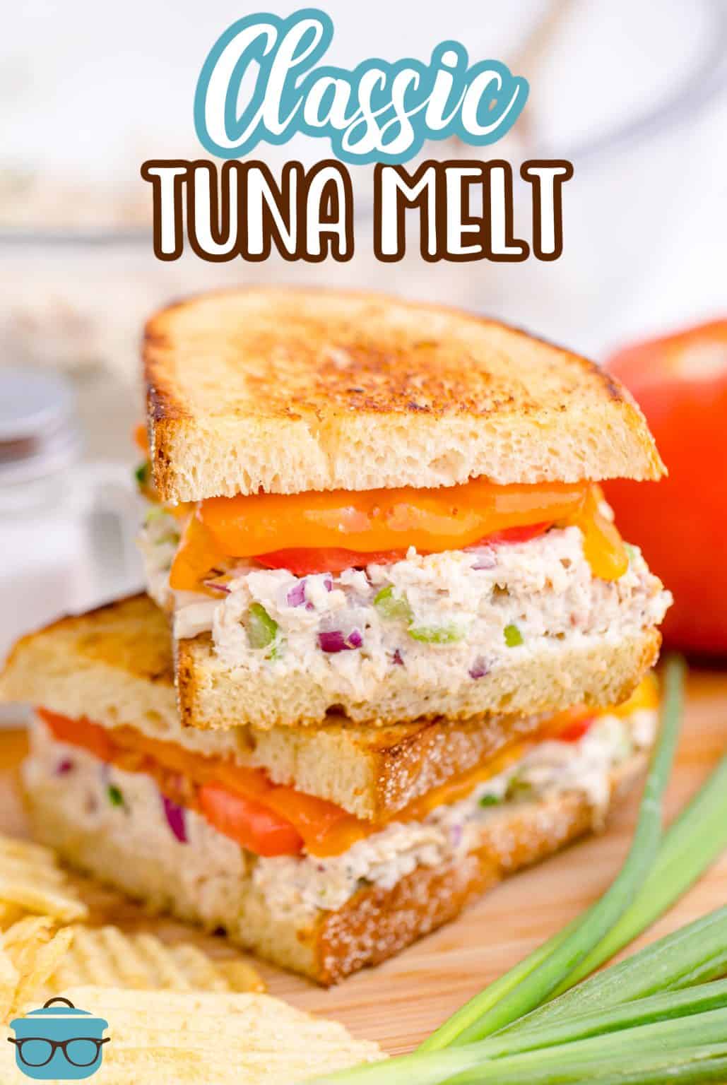 Classic Tuna Melt - The Country Cook