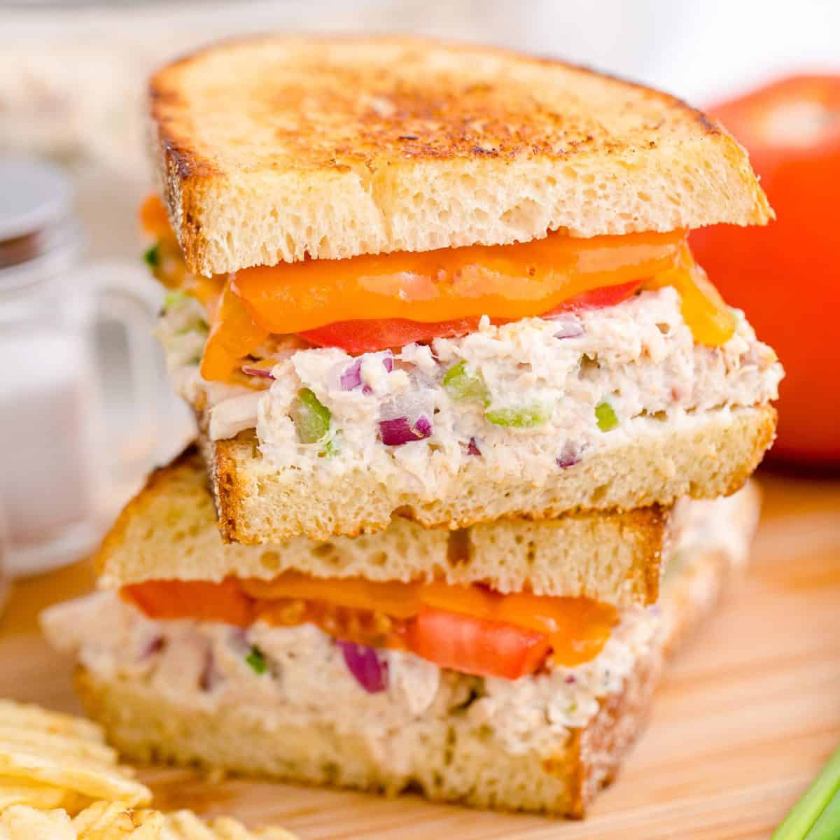 Classic Tuna Melt - The Country Cook