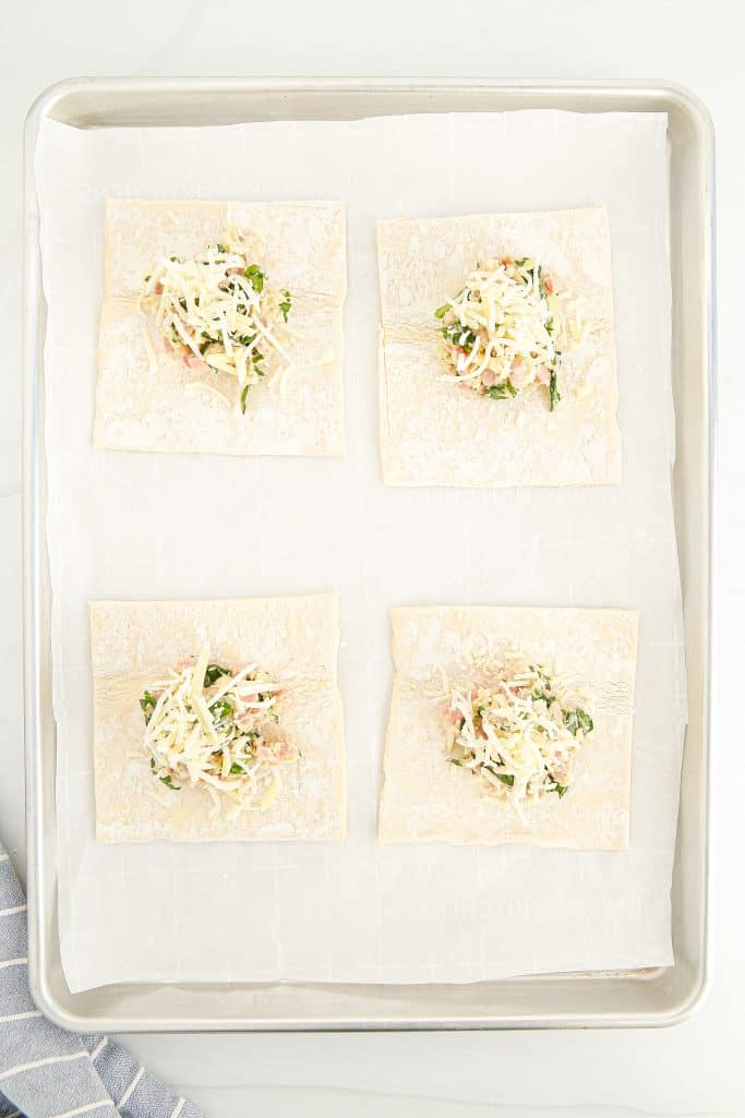 Baked Ham and Cheese Squares - The Country Cook