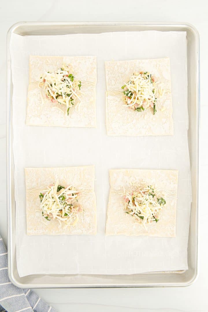 Baked Ham and Cheese Squares - The Country Cook