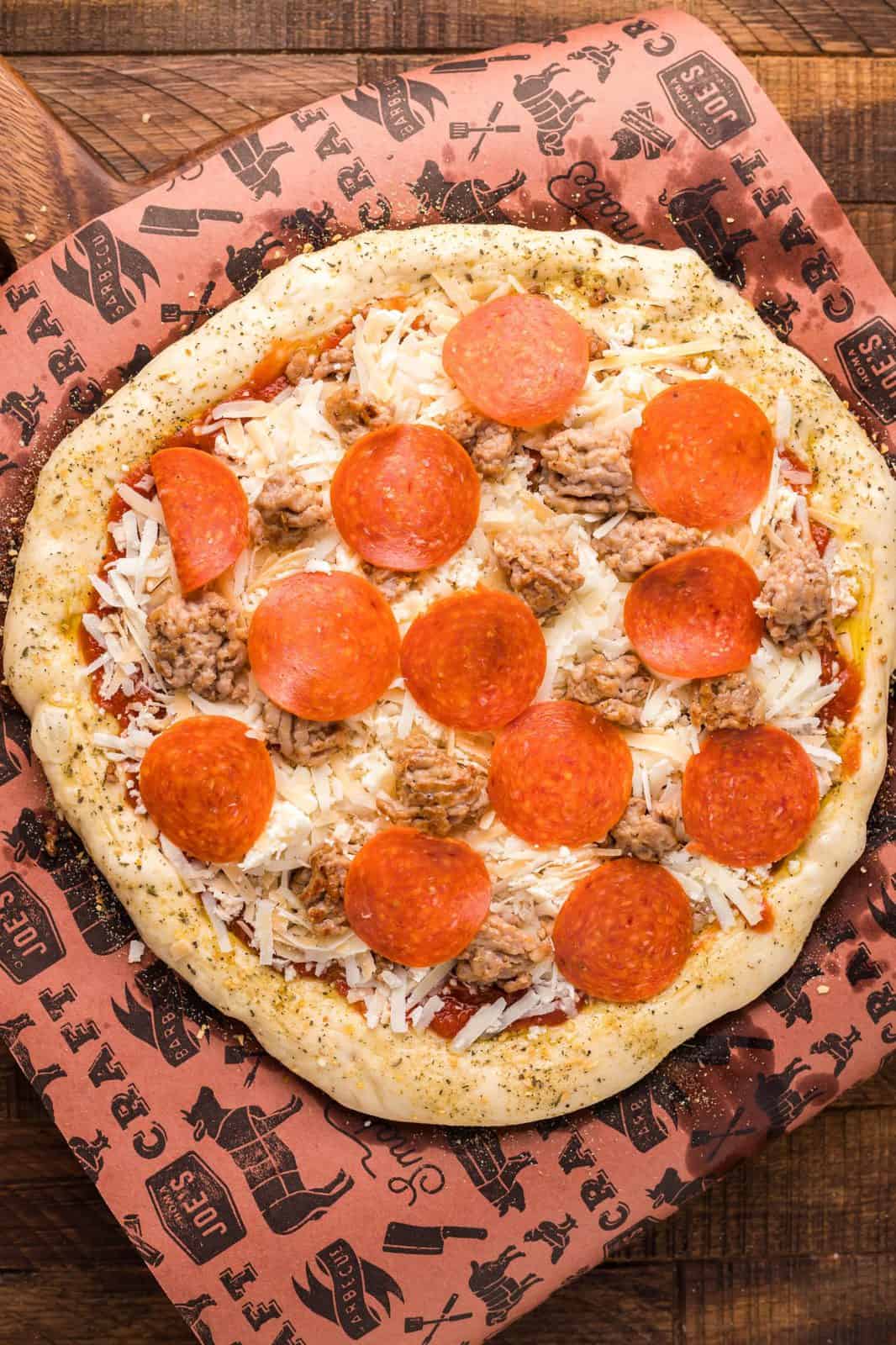 Smoked Pepperoni Pizza - The Country Cook