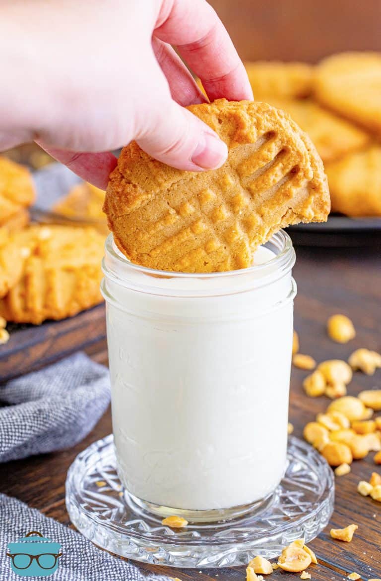 Lunch Lady Peanut Butter Cookies - The Country Cook