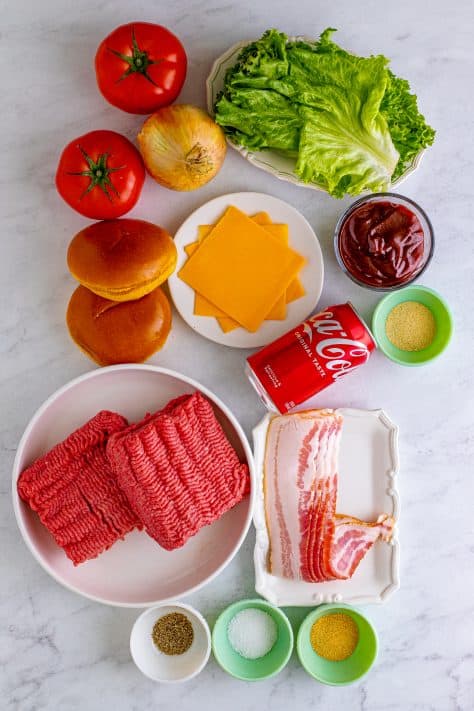 Grilled Bacon Cheeseburgers
