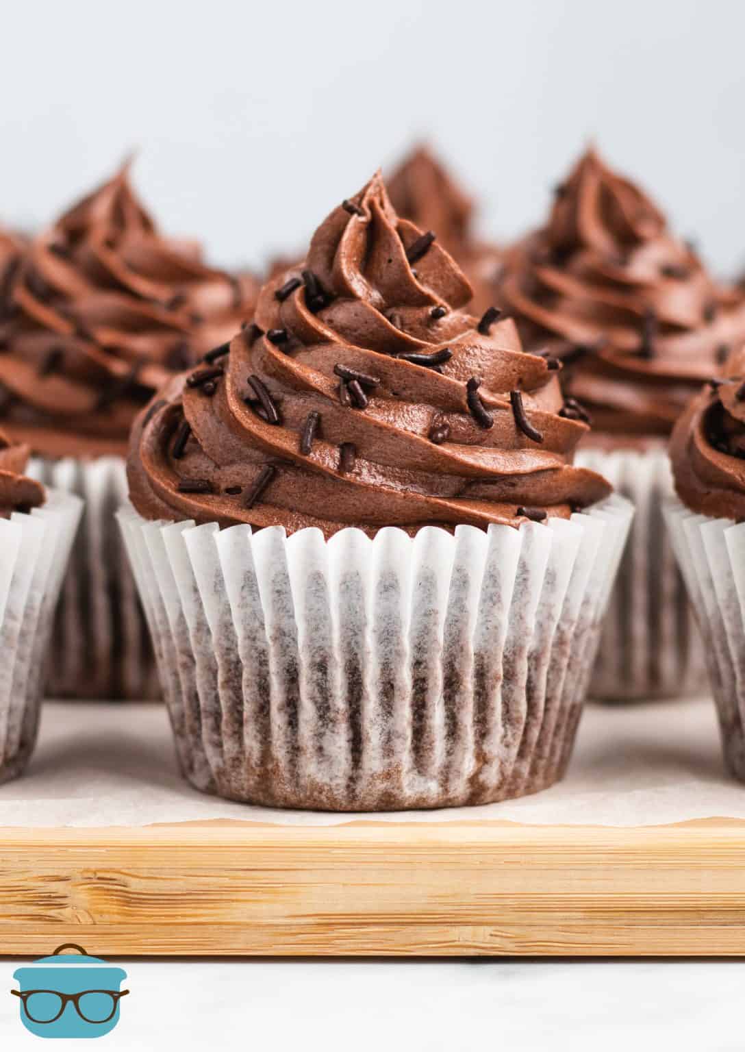 Homemade Chocolate Cupcakes - The Country Cook