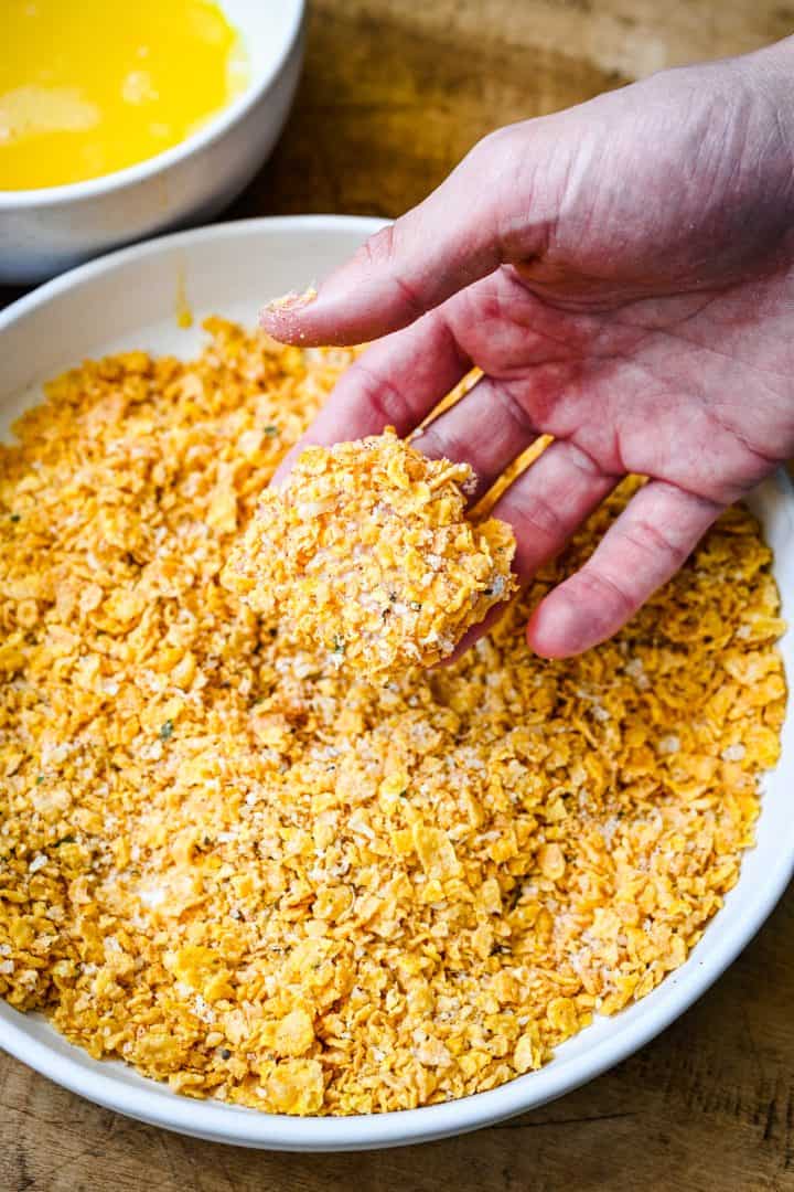 Cornflake Chicken Nuggets - The Country Cook