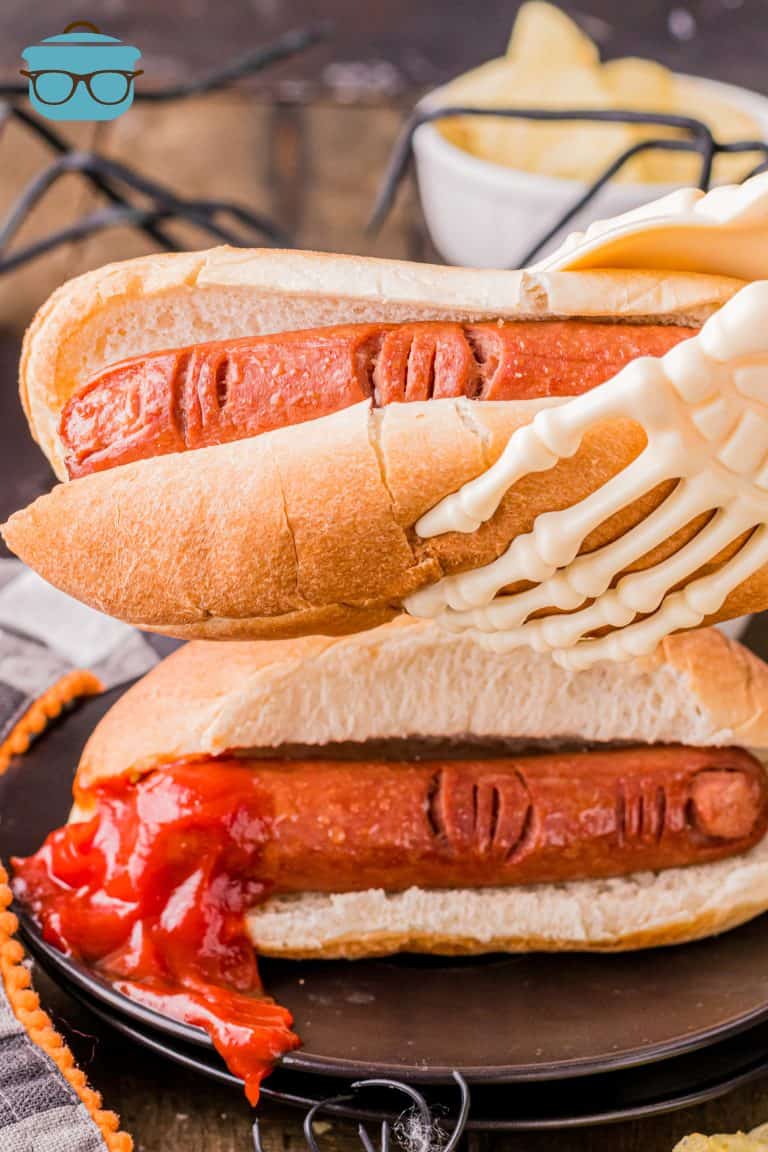 Halloween Hot Dog Fingers - The Country Cook