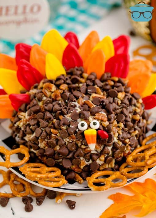 Turkey Dessert Cheeseball - The Country Cook