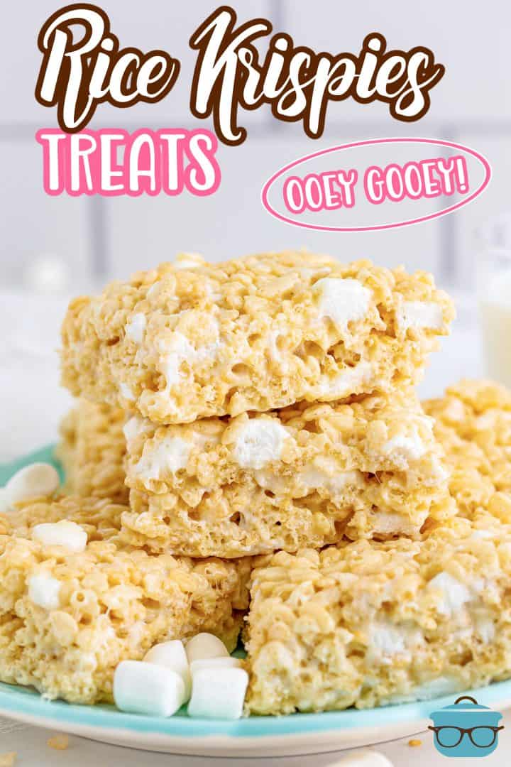 Rice Krispies Treats (Oooey Gooey) - The Country Cook