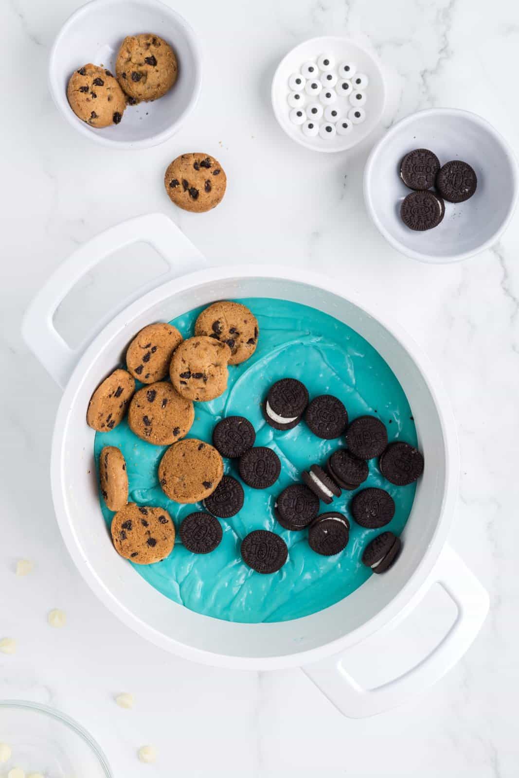 Cookie Monster Fudge - The Country Cook