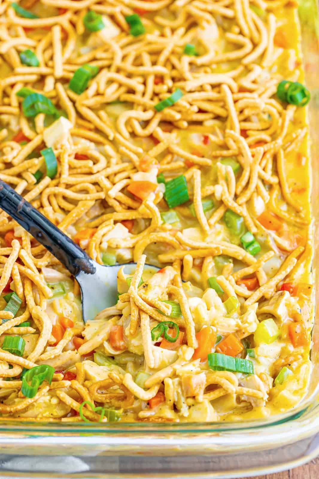 Chicken Chow Mein Casserole - The Country Cook