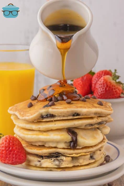 Chocolate Chip Pancakes - The Country Cook