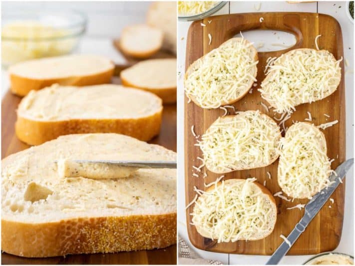 Air Fryer Garlic Cheese Bread - The Country Cook