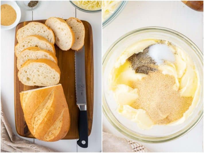 Air Fryer Garlic Cheese Bread - The Country Cook