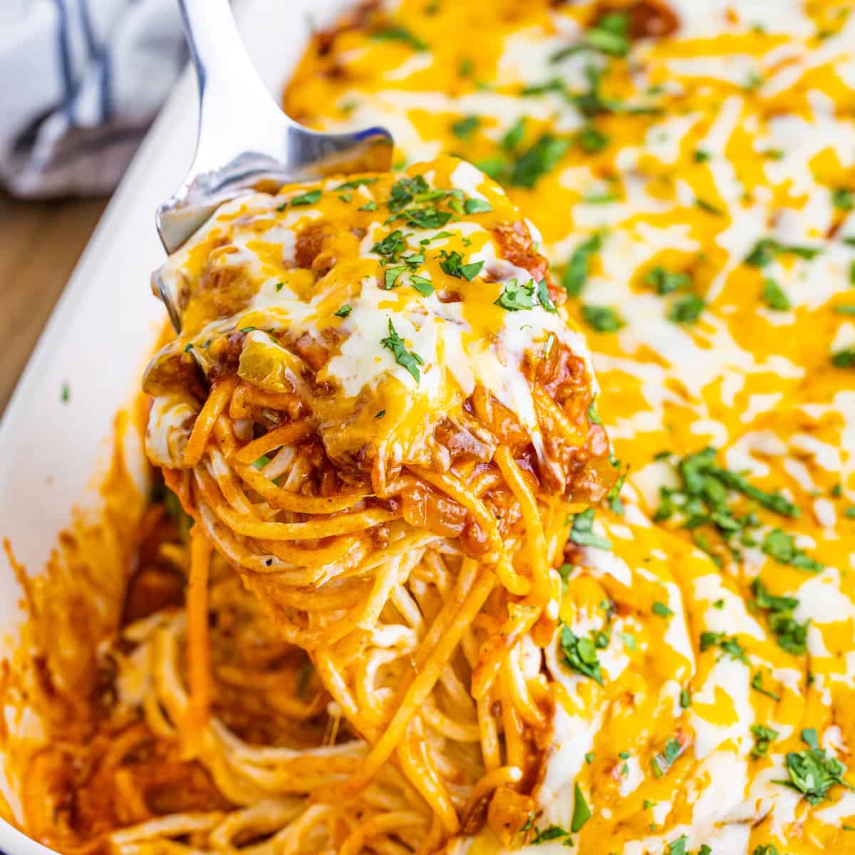 Mexican Million Dollar Spaghetti - The Country Cook