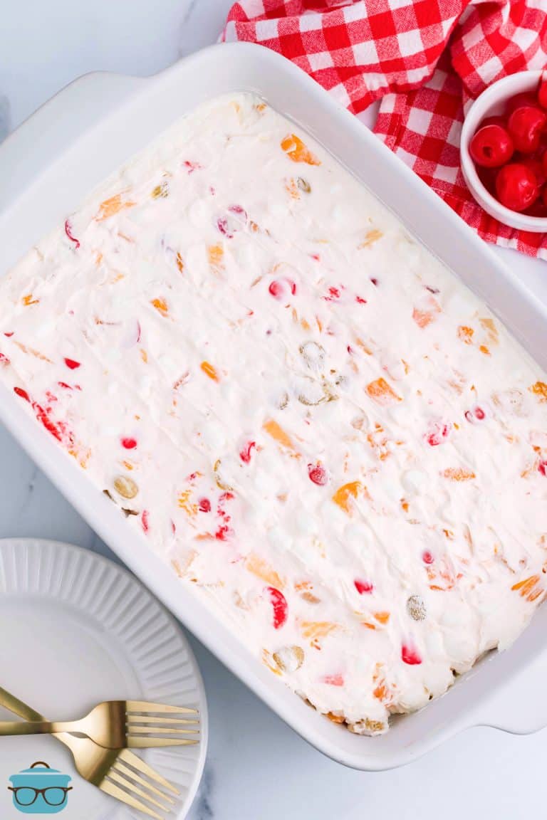Frozen Fruit Salad - The Country Cook