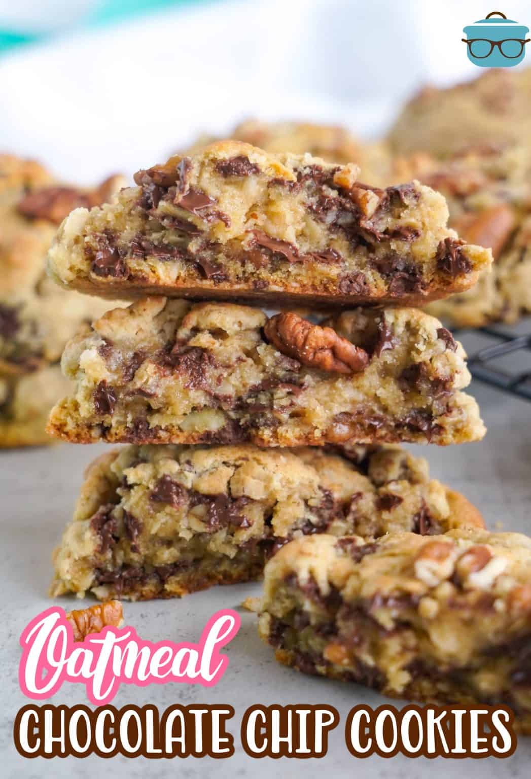 Oatmeal Chocolate Chip Cookies - The Country Cook