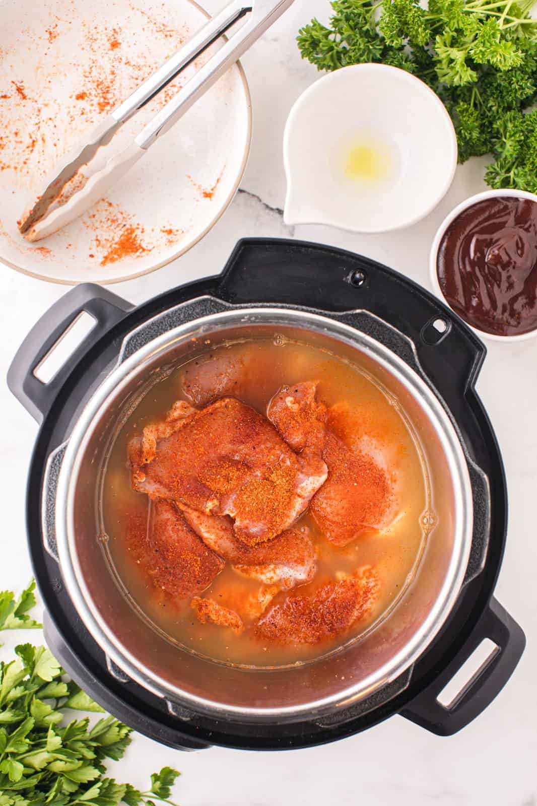 Instant Pot BBQ Chicken - The Country Cook