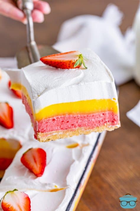 Strawberry Lasagna - The Country Cook