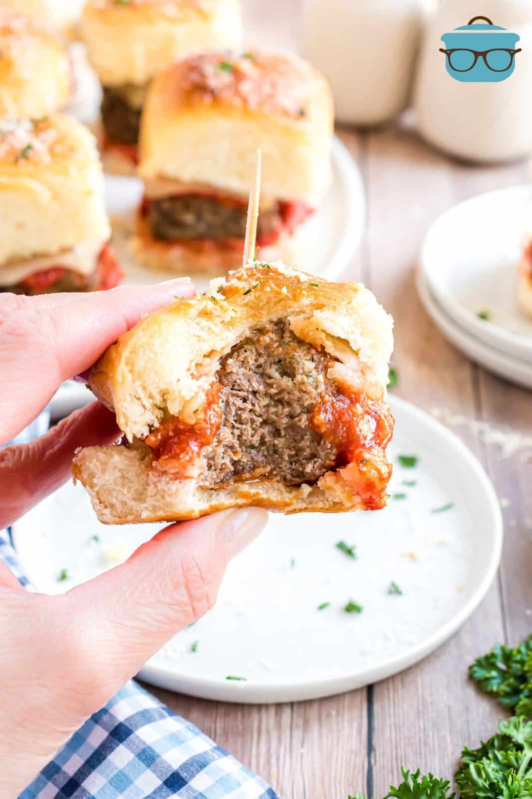 Meatball Sliders - The Country Cook