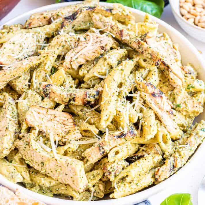 Chicken Pesto Pasta - The Country Cook