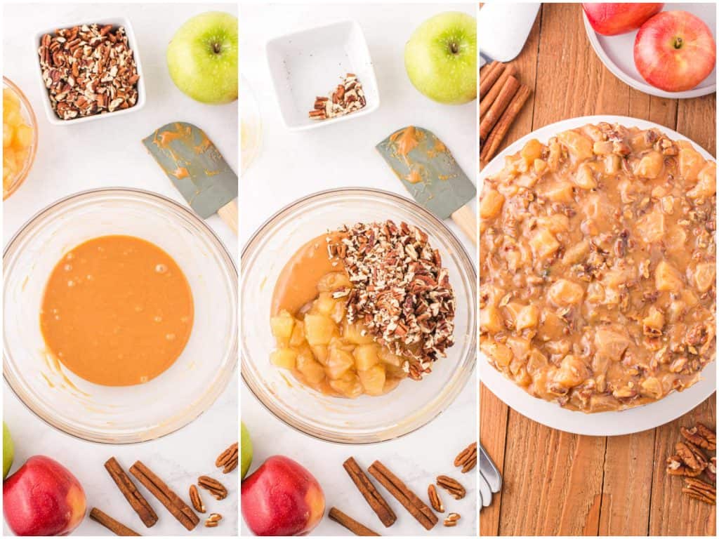 No Bake Caramel Apple Cheesecake - The Country Cook