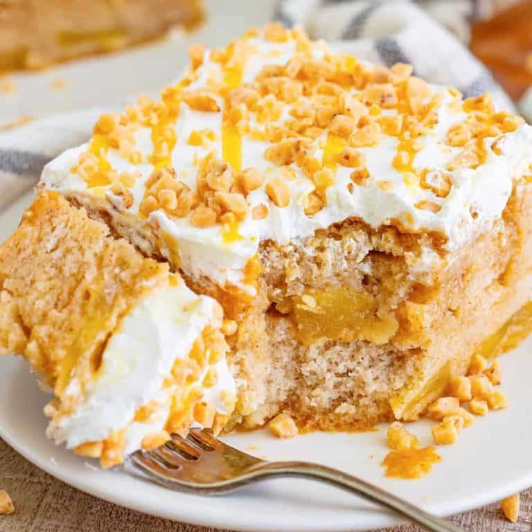 Apple Pie Poke Cake - The Country Cook
