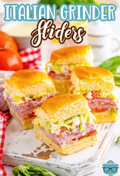 Italian Grinder Sliders - The Country Cook