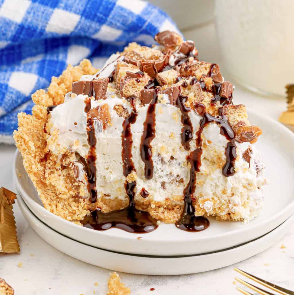 No Bake Twix Pie - The Country Cook