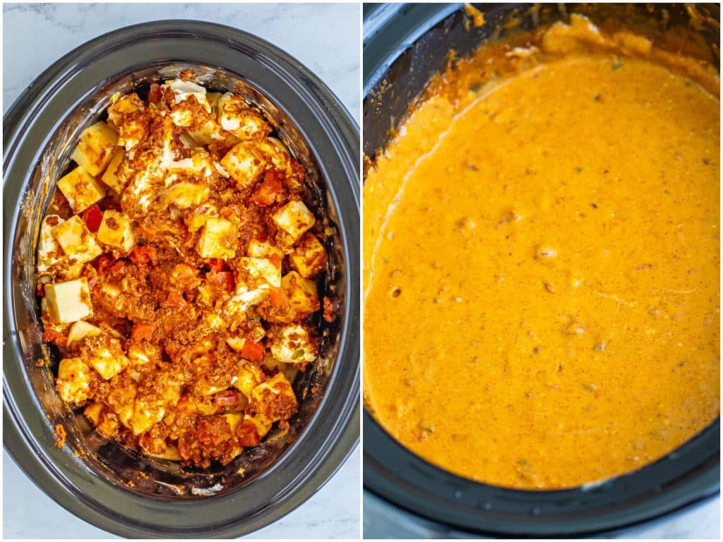 Crock Pot Chorizo Queso Dip - The Country Cook